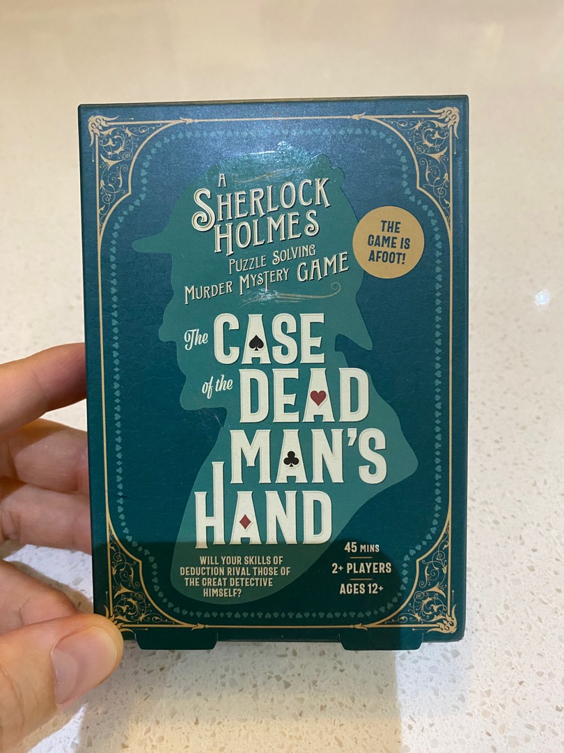 Sherlock Holmes Puzzle Solving Murder Mystery Game, Hobbies & Toys ...
