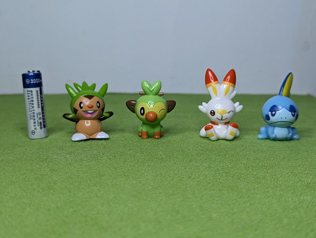 SET ShoPro Nintendo Pokemon Figurines Chespin Grookey Scorbunny Sobble ...
