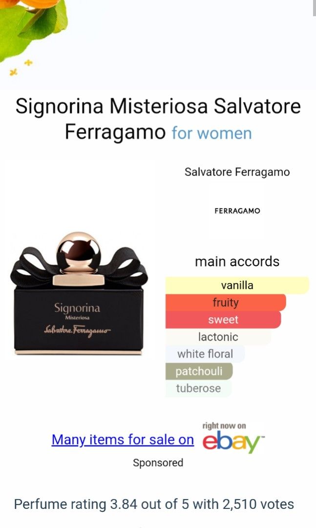 Signorina Misteriosa 100ml by SALVATORE FERRAGAMO Original Tester Eropa ...