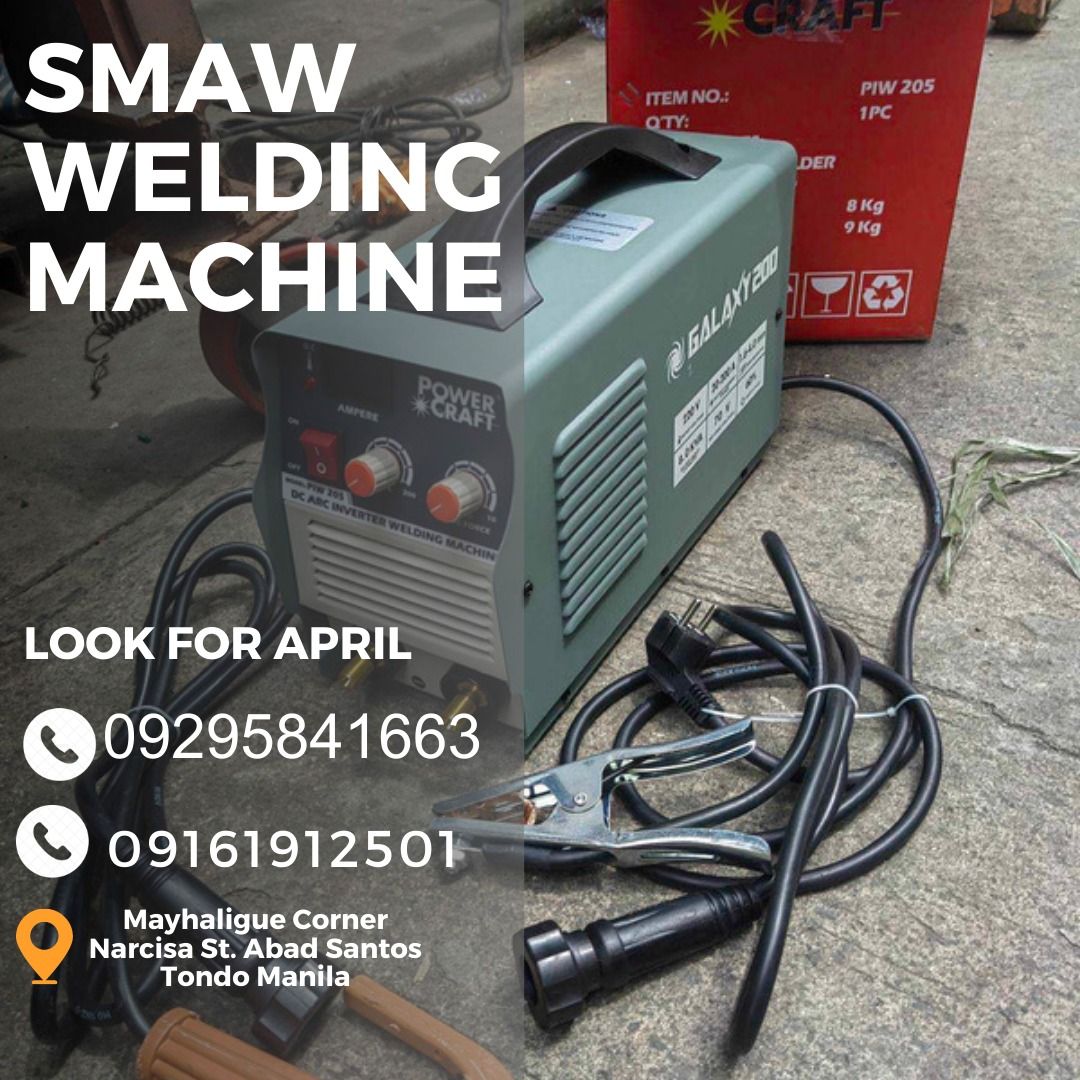 SMAW Welding Machine, Commercial & Industrial, Construction Tools & Equipment on Carousell
