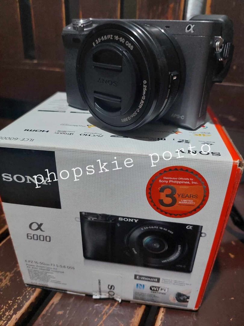 Sony A6000 mirrorless camera, Photography, Cameras on Carousell