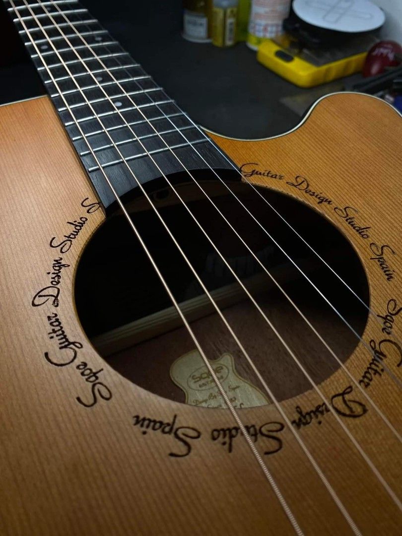 SQOE Engkantado Acoustic Guitar with Built-in Fishman Pick up on Carousell