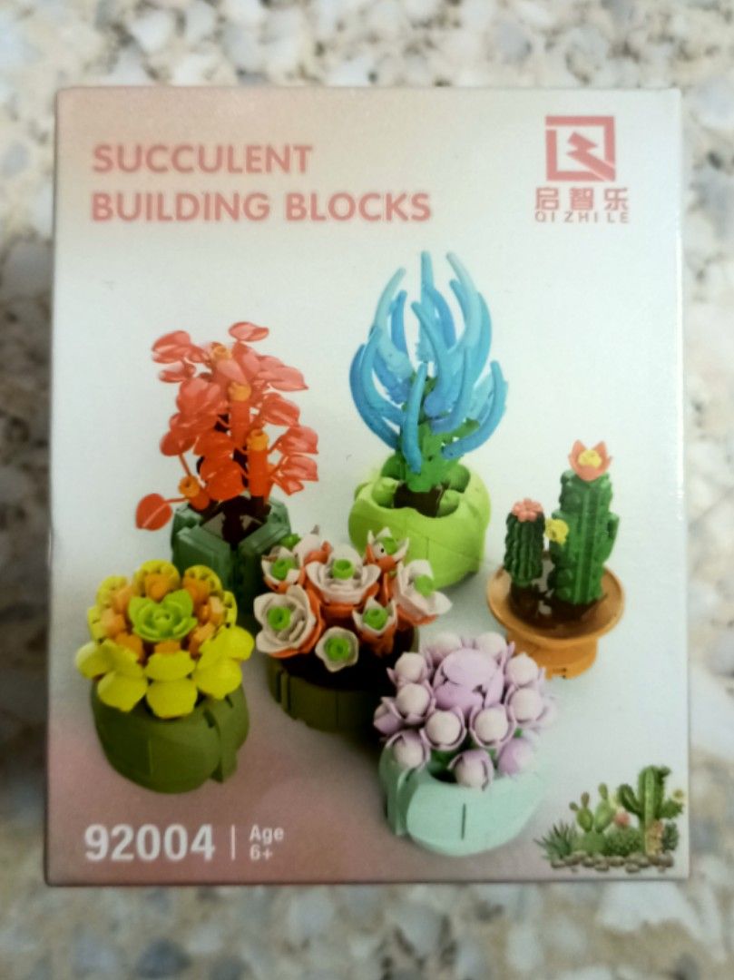 Succulent Building Blocks Blind Box, Hobbies & Toys, Toys & Games on ...