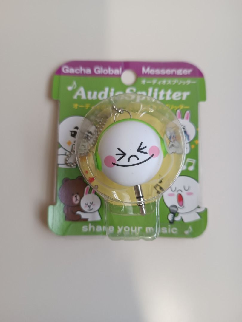 Super Cute Cartoon Universal 3.5mm 1 Male in 2 Female out Audio ...
