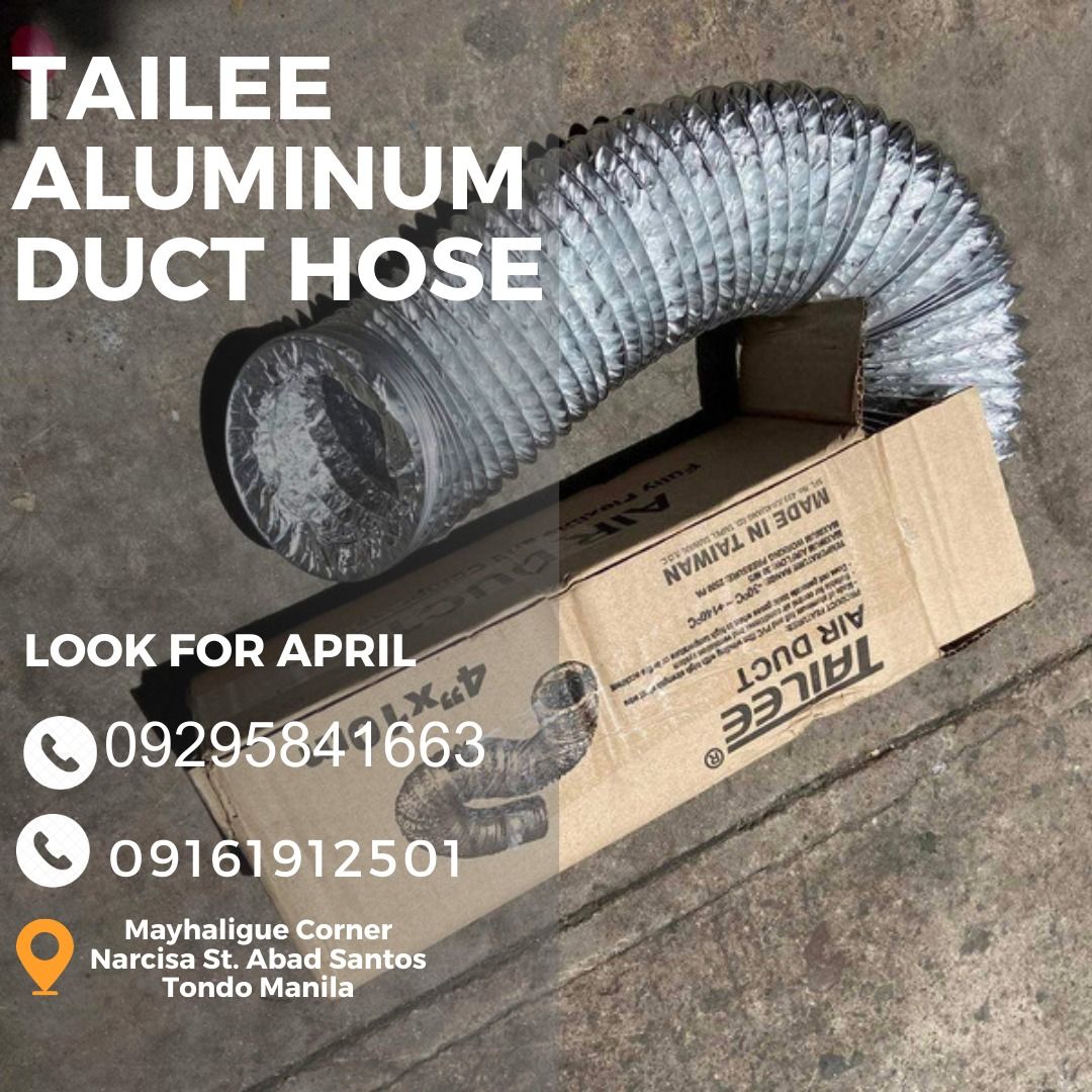 Tailee Aluminum Duct Hose, Commercial & Industrial, Construction Tools ...