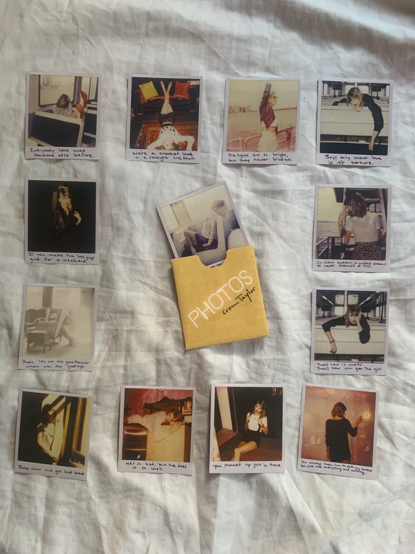 taylor swift 1989 poloroids (set of 13), Hobbies & Toys, Music & Media ...