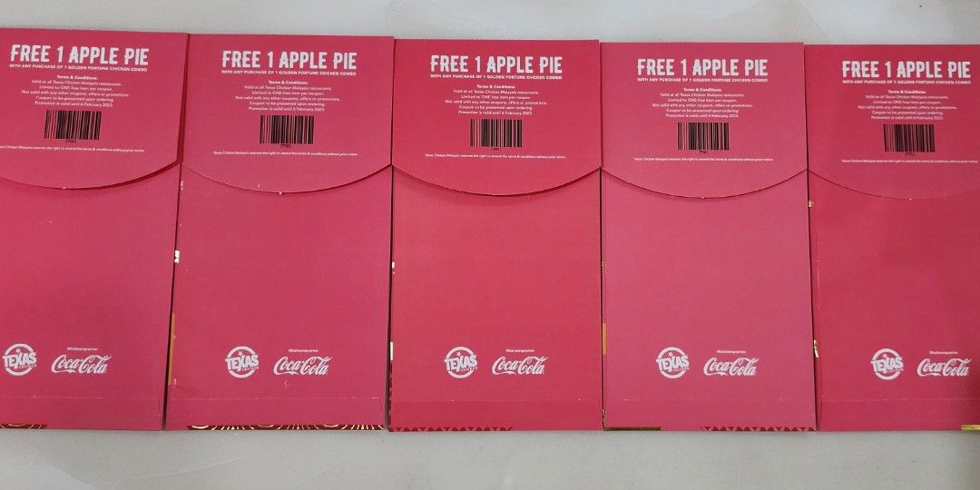 Texas chicken red packet, Hobbies & Toys, Stationery & Craft, Art ...