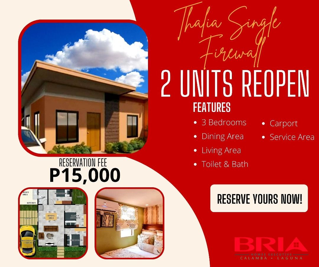Thalia Single Firewall, Property, For Sale, House & Lot on Carousell