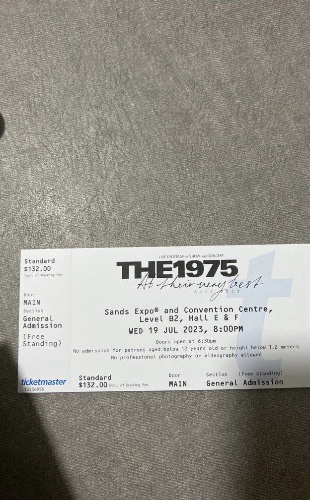 the 1975 x1 standard ticket below normal price, Tickets & Vouchers ...