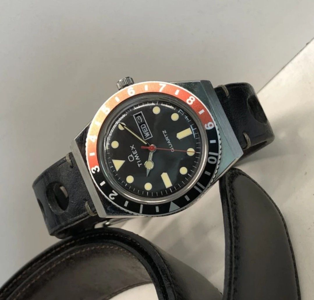 Timex Coke Watch ORI, Fesyen Pria, Jam Tangan di Carousell