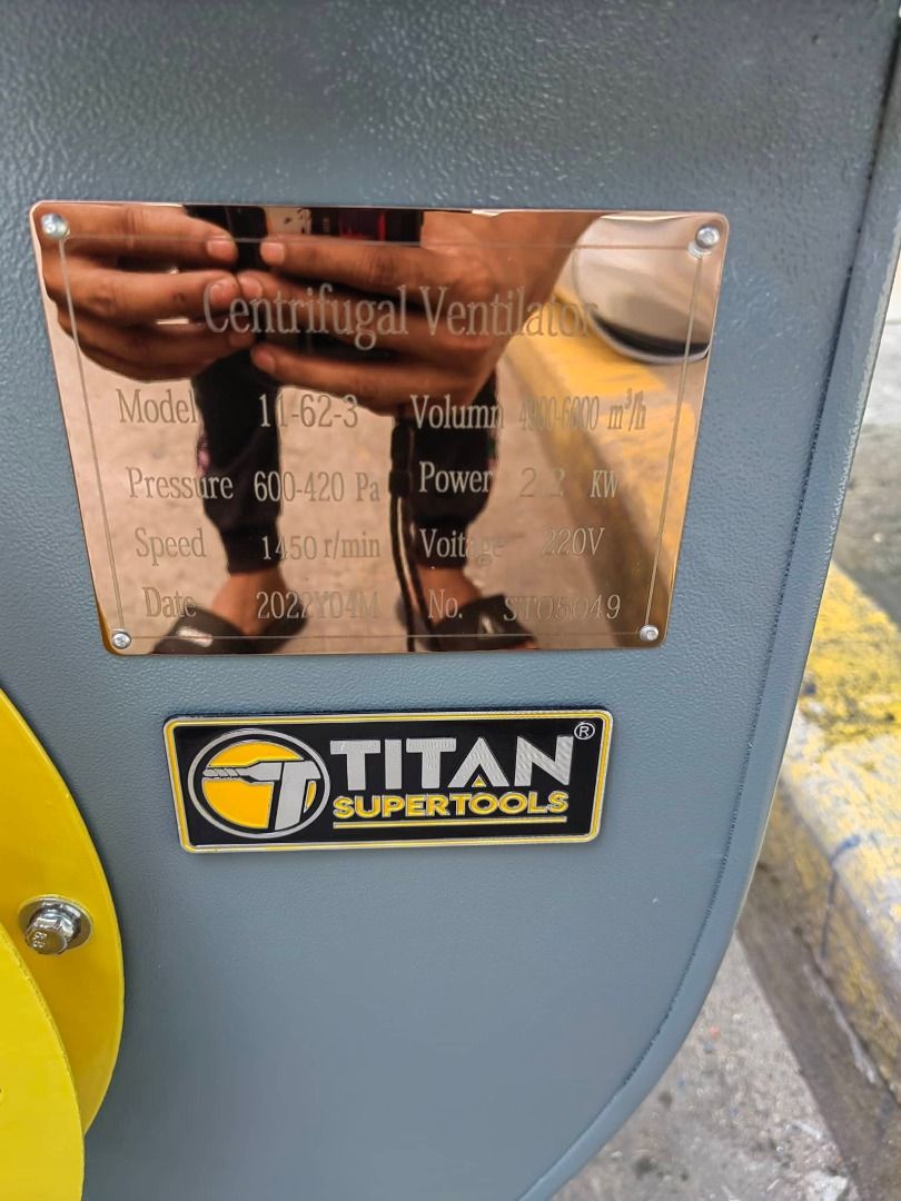 TITAN Centrifugal Blower, Commercial & Industrial, Industrial Equipment ...