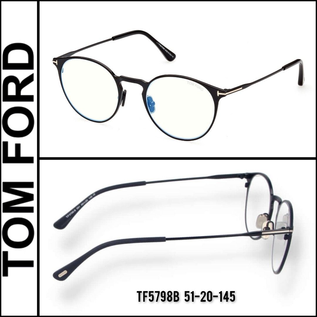 tom ford tf5798b titanium spectacles, Men's Fashion, Watches ...