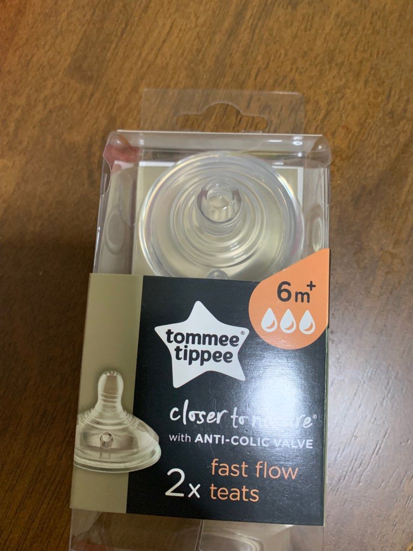 Tommee Tippie Teets Fast Flow no3, Babies & Kids, Nursing & Feeding ...