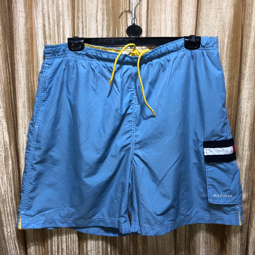 TOMMY HILFIGER MEN’S BOARDING SHORTS MID BLUE SIZE XL (Please view all ...