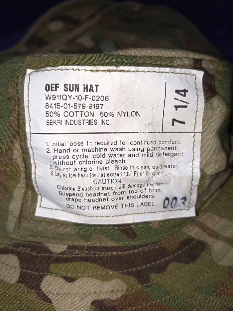 Topi Rimba Jungle Boonie OEF Sun Hat Multicam Militer US Army USN on ...