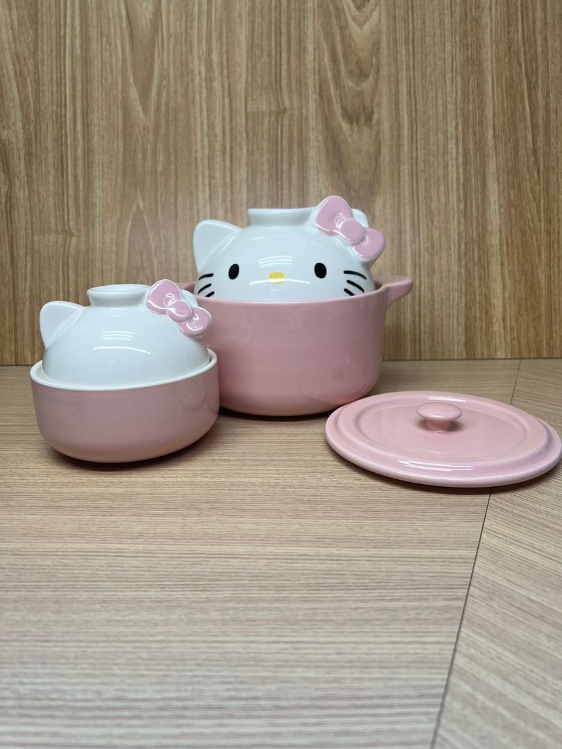 TP-SANRIO Hello Kitty Steampot 1.2ltr with 1 Bowl, Furniture & Home ...
