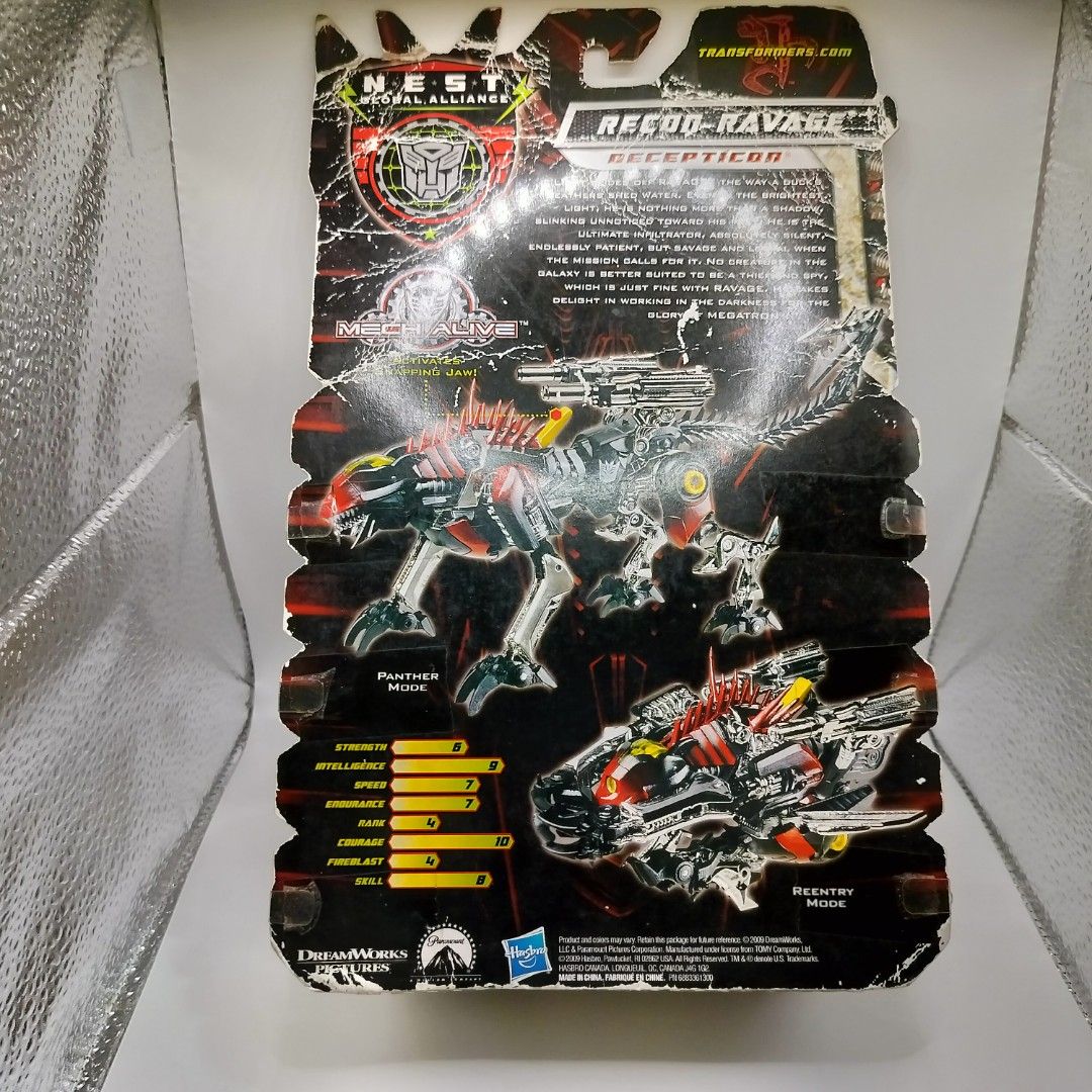 Transformers Recon Ravage Rotf Exclusive on Carousell