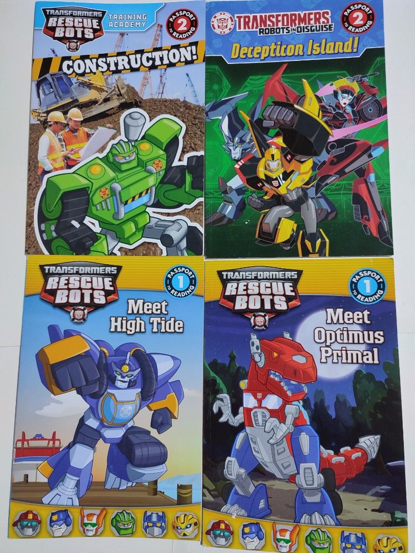 TRANSFORMERS Rescue Bots Story Books on Carousell