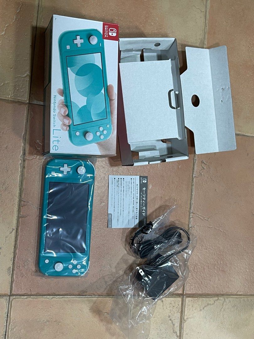 Turquoise Nintendo Switch Lite + Mario Kart, Video Gaming, Video Game Consoles, Nintendo on ...