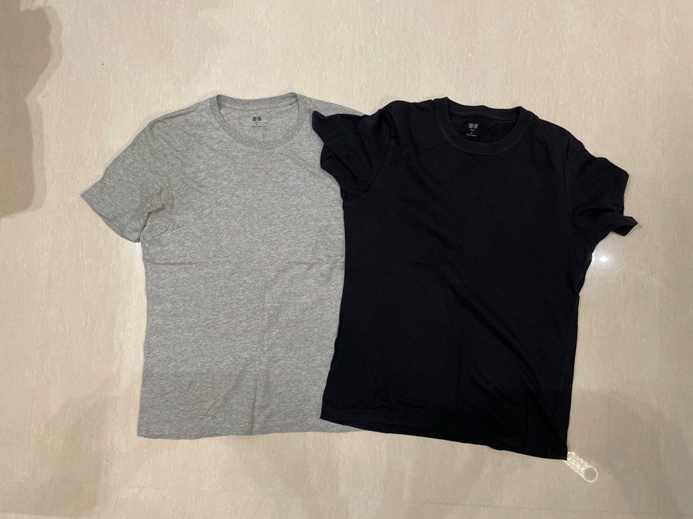 Uniqlo Supima Cotton T Shirt Size M (1 for $5, 2 for $9), Men's Fashion ...