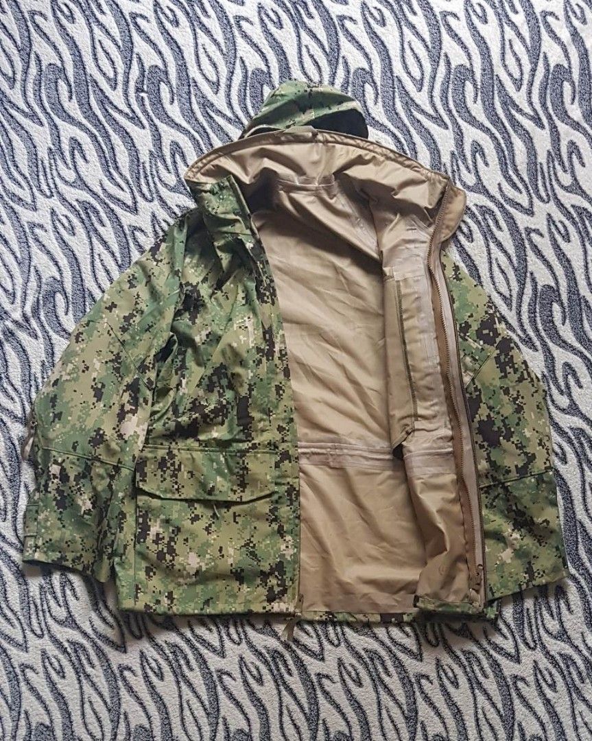 US NAVY NWU TYPE 3 PARKA JACKET - CAMO GORE-TEX, Men's Fashion, Coats ...