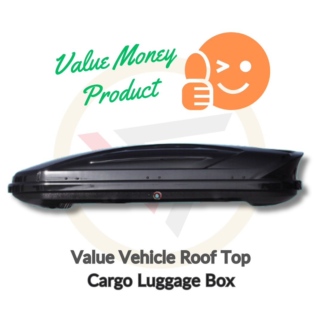 Value Car Roof Top Luggage Storage Cargo Box | 400L 500L 680L | with U ...