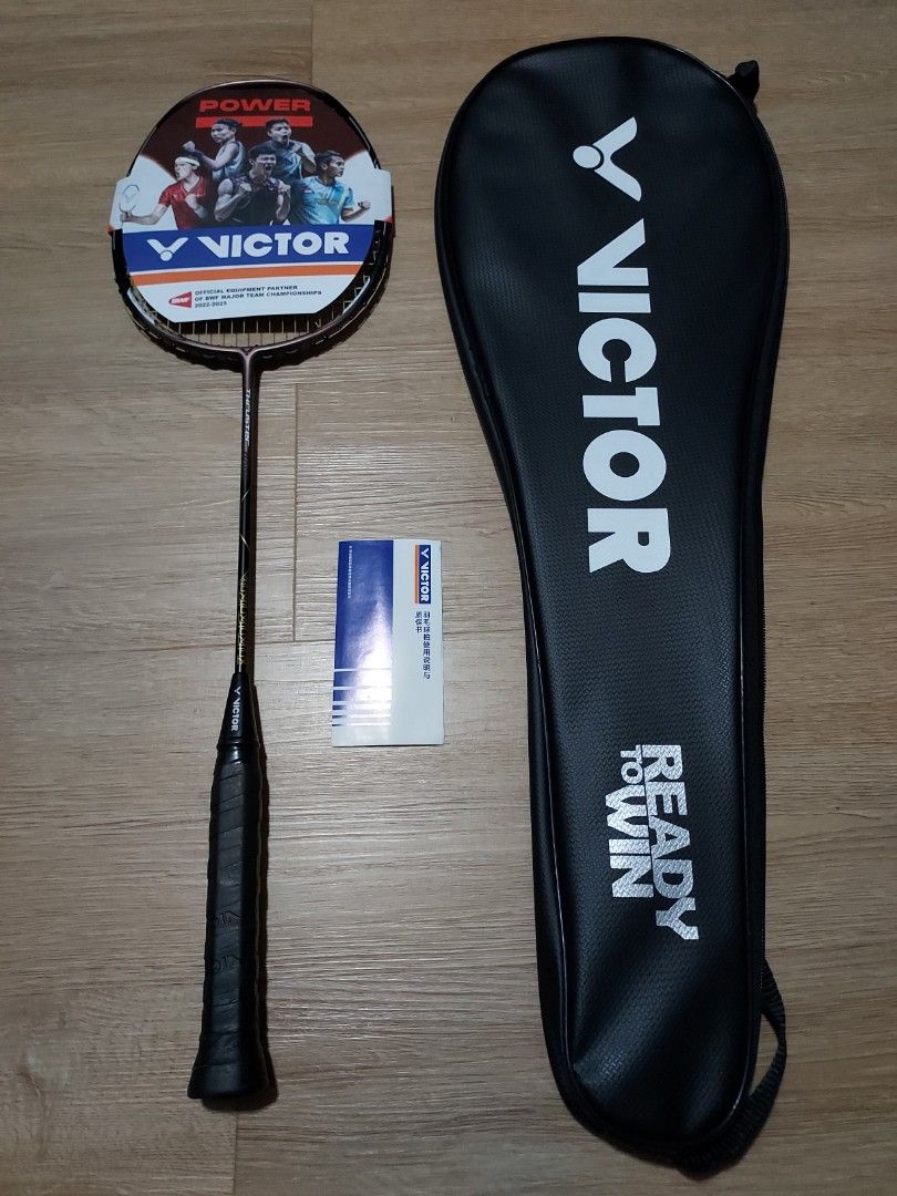 Victor Thruster Hawk Badminton Racket (Purple Bronze), Sports Equipment ...