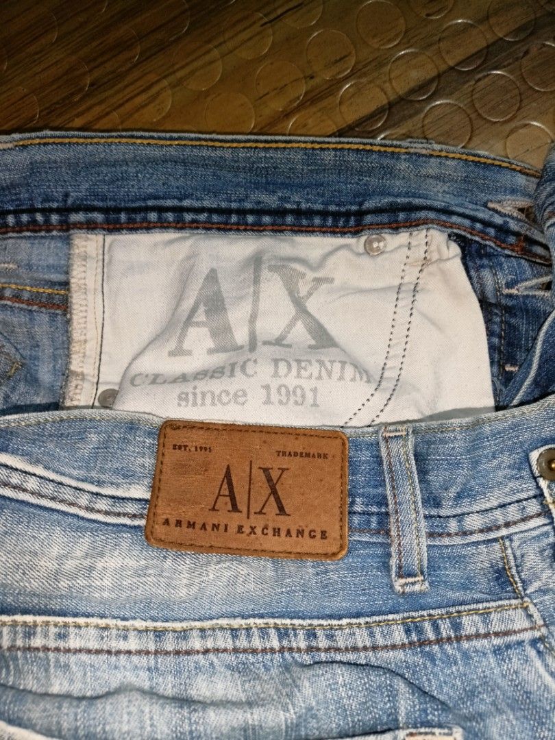 Vintage Armani Exchange, Men's Fashion, Bottoms, Jeans on Carousell