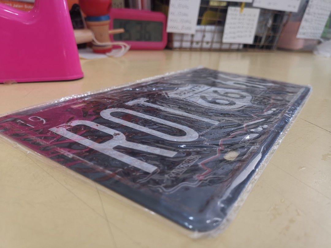 Vintage Metal Car Plate Motorcycle Number Plate Home Decor Wall ...