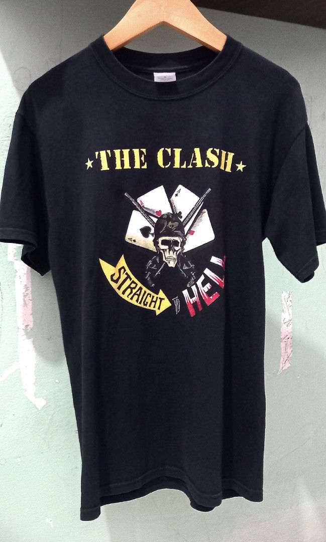 Vintage The Clash "Fifth Column Classics", Fesyen Pria, Pakaian ...