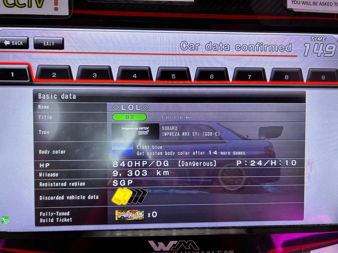 Wangan midnight tunes wmmt 6 fully tuned grade 1 ace, Video Gaming ...