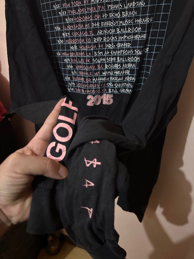 WANGSAP Asap Rocky Tyler the Creator GOLF Long Sleeve Tour Merch on ...
