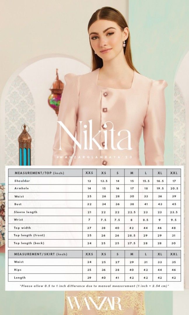 WANZAR nikita, Women's Fashion, Muslimah Fashion, Baju Kurung & sets on ...