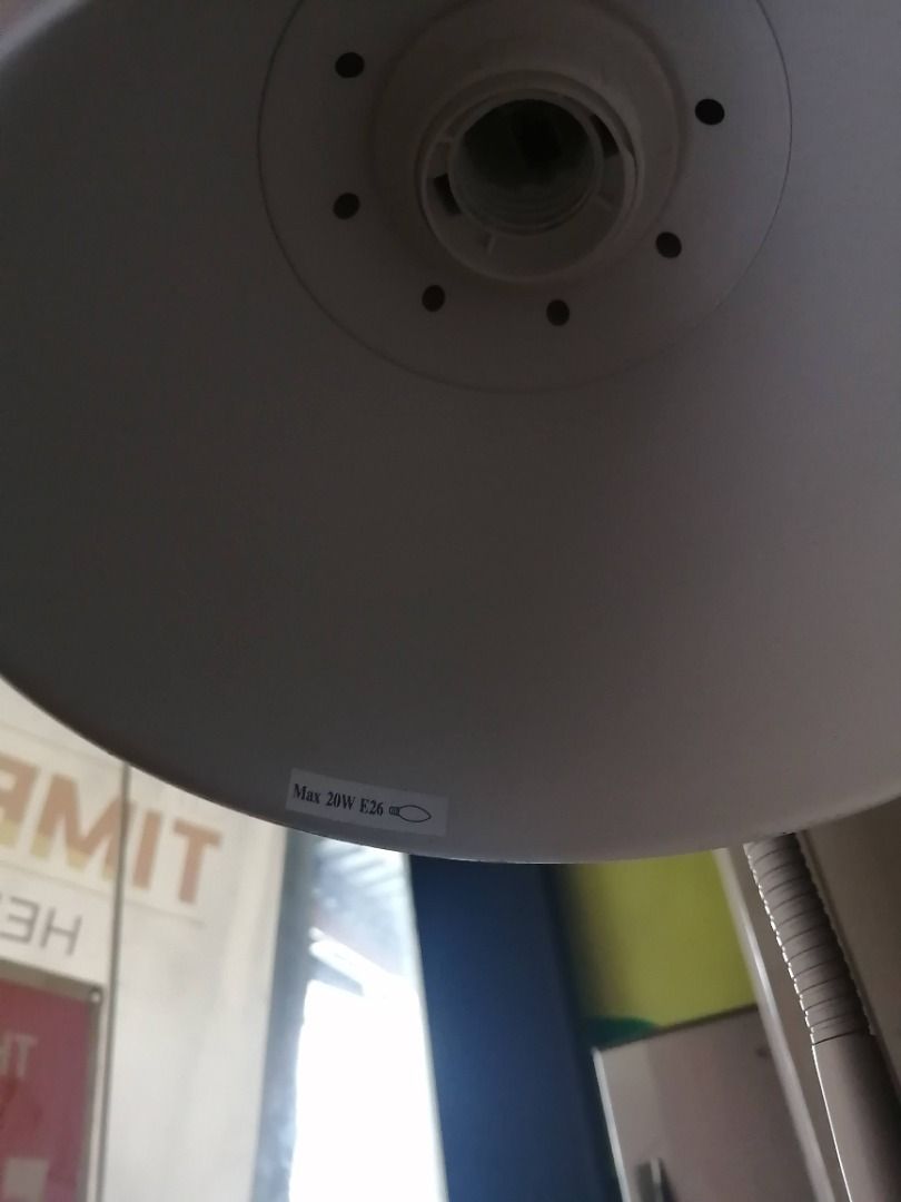 White Rusta Floor Lamp, Furniture & Home Living, Lighting & Fans, Lighting on Carousell