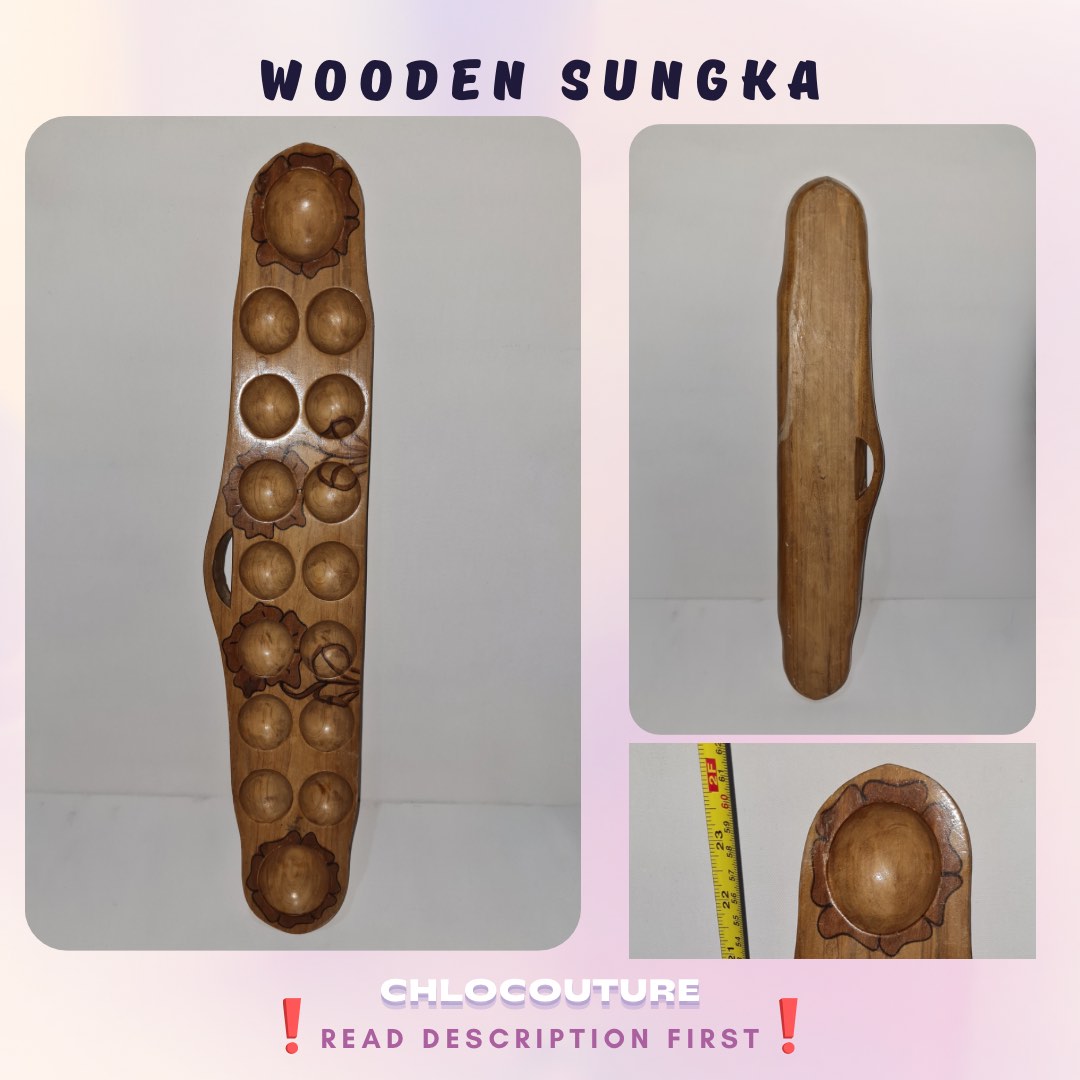 WOODEN SUNGKA on Carousell