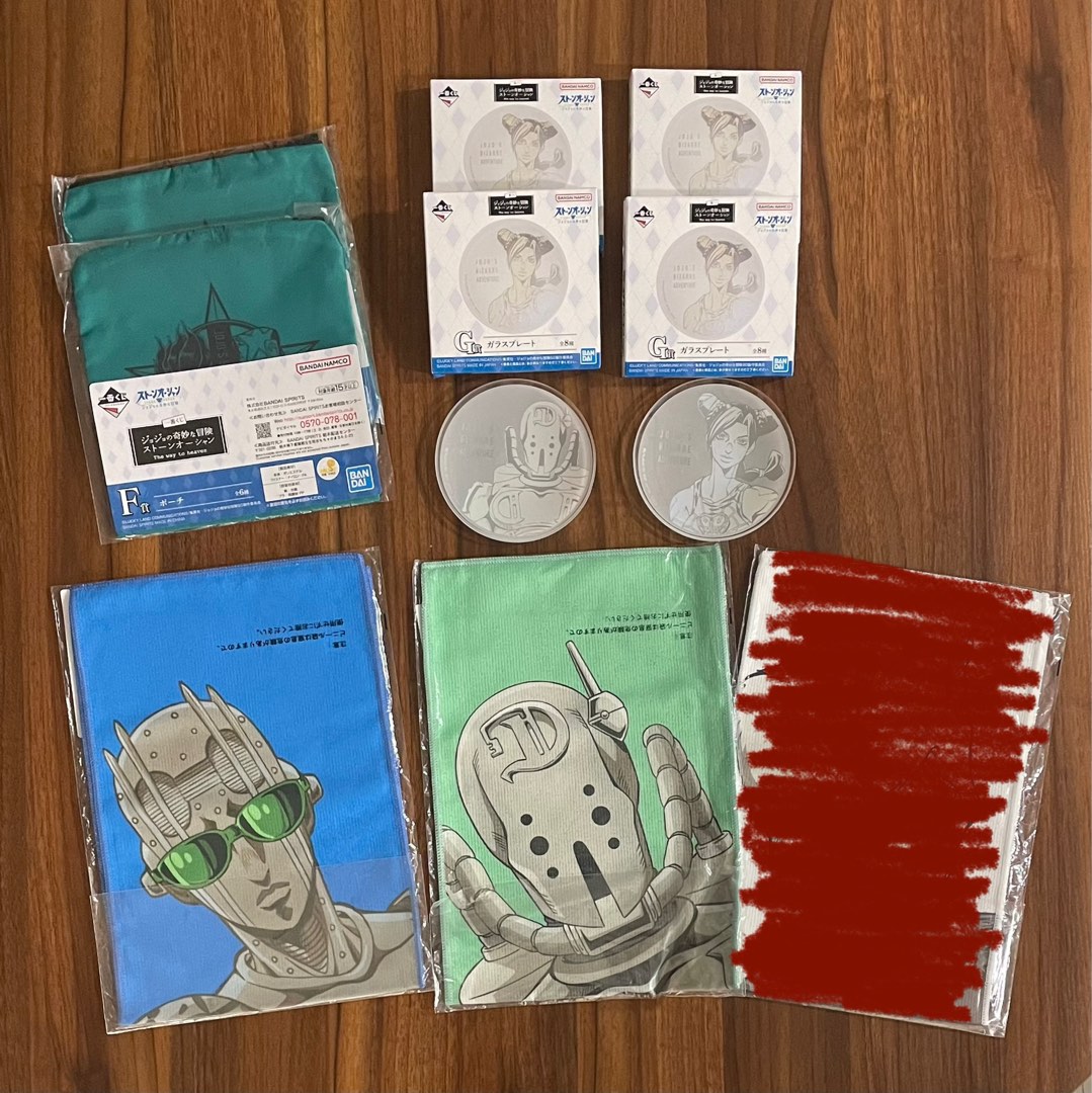 [WTT/WTS] JoJo's Bizarre Adventure - Glass Plates ( Jolyne Kujo, Diver ...