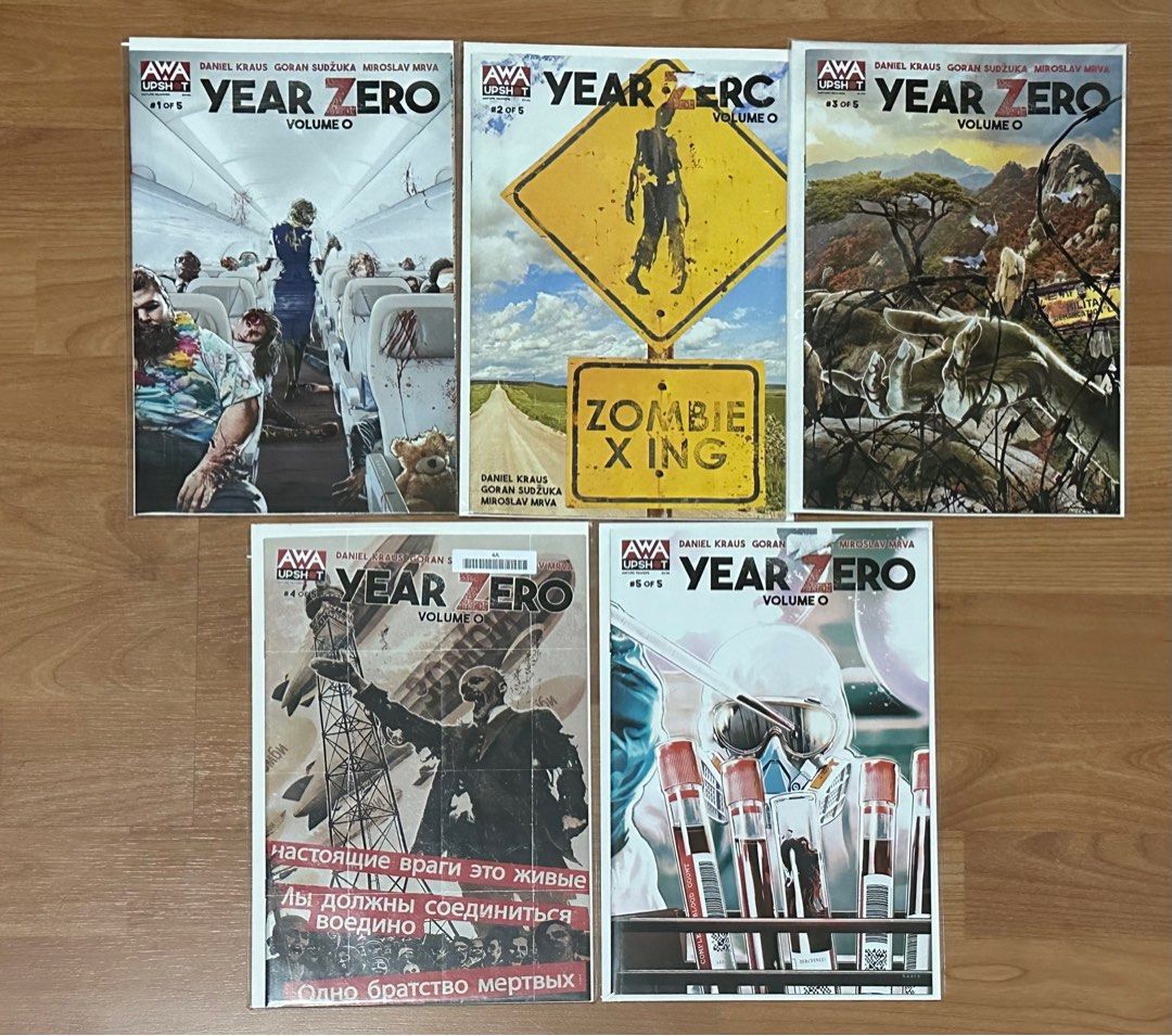 YEAR ZERO VOL 0 #1-5 | COMPLETE SET | AWA COMICS | 2022, Hobbies & Toys, Books & Magazines ...