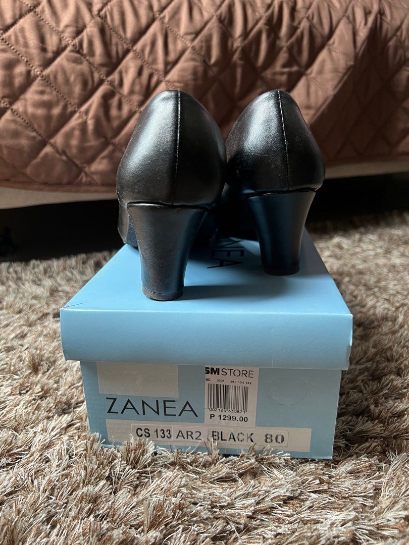 Zanea Black Shoes with heels, Women's Fashion, Footwear, Heels on Carousell
