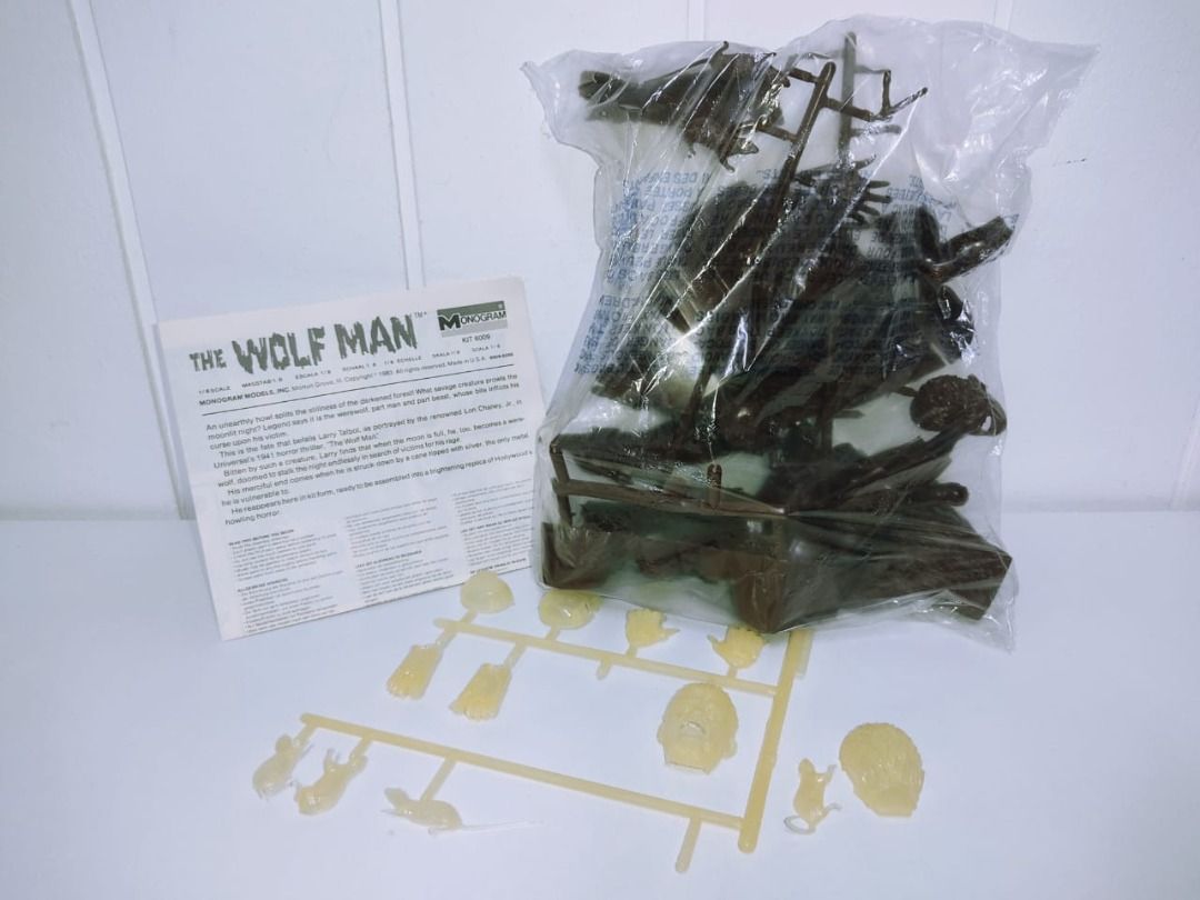 1983 THE WOLFMAN 1:8 SCALE MONOGRAM MODEL KIT, Hobbies & Toys ...