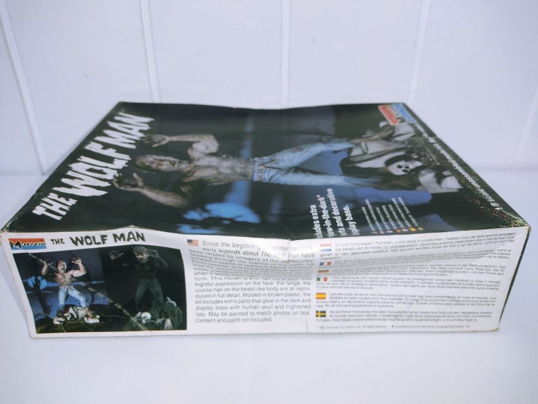 1983 THE WOLFMAN 1:8 SCALE MONOGRAM MODEL KIT, Hobbies & Toys, Collectibles & Memorabilia, Fan ...