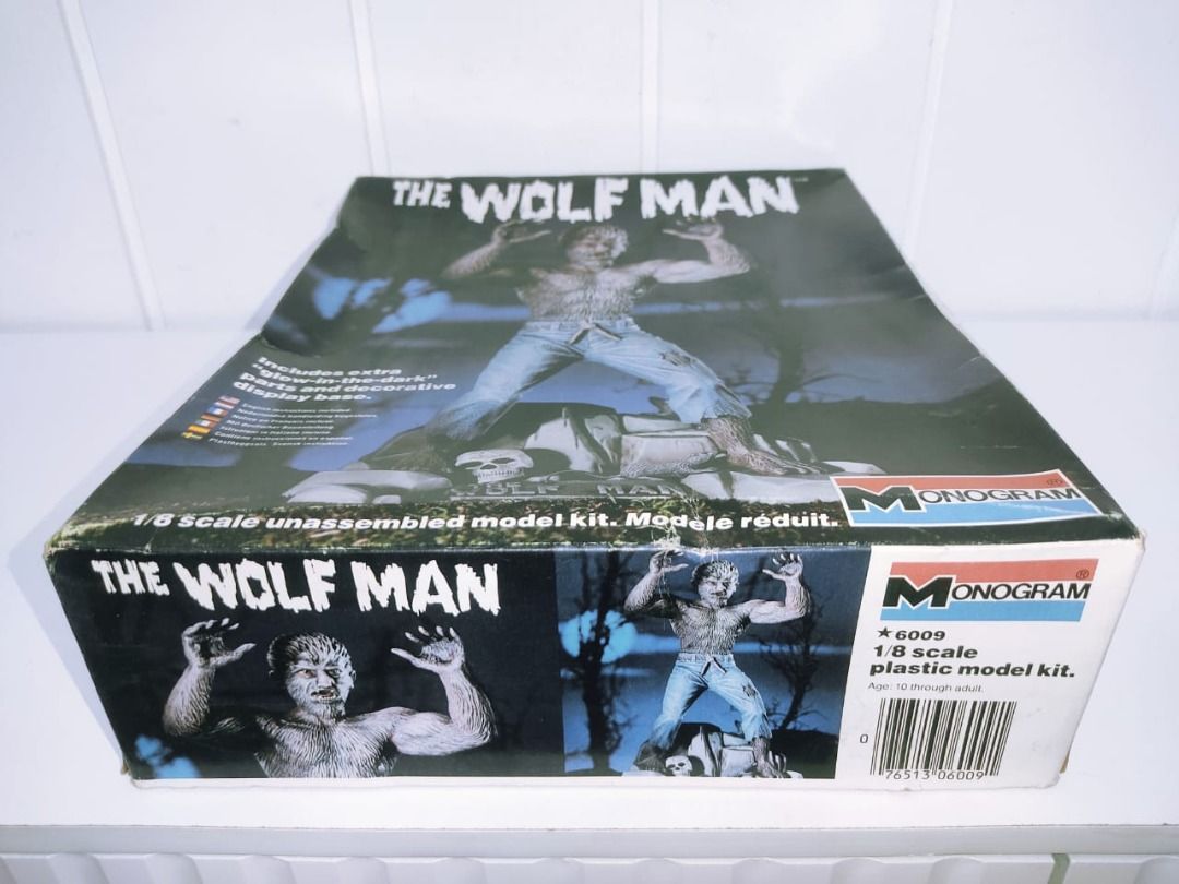 1983 THE WOLFMAN 1:8 SCALE MONOGRAM MODEL KIT, Hobbies & Toys ...