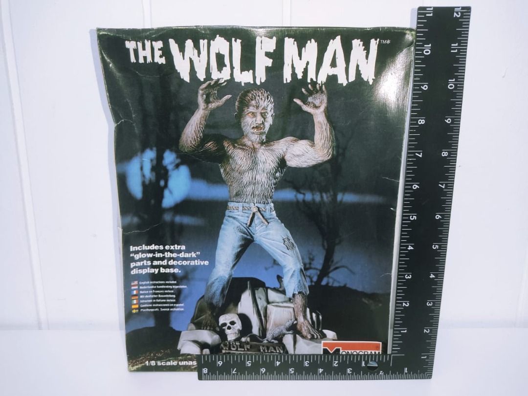 1983 THE WOLFMAN 1:8 SCALE MONOGRAM MODEL KIT, Hobbies & Toys ...