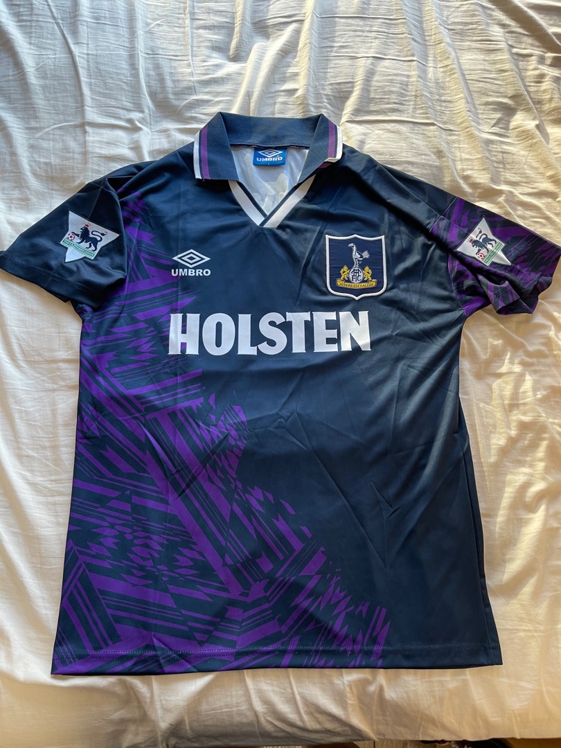 1994-95 UMBRO Tottenham Hotspur Retro Jersey with No. 18 KLINSMANN with ...