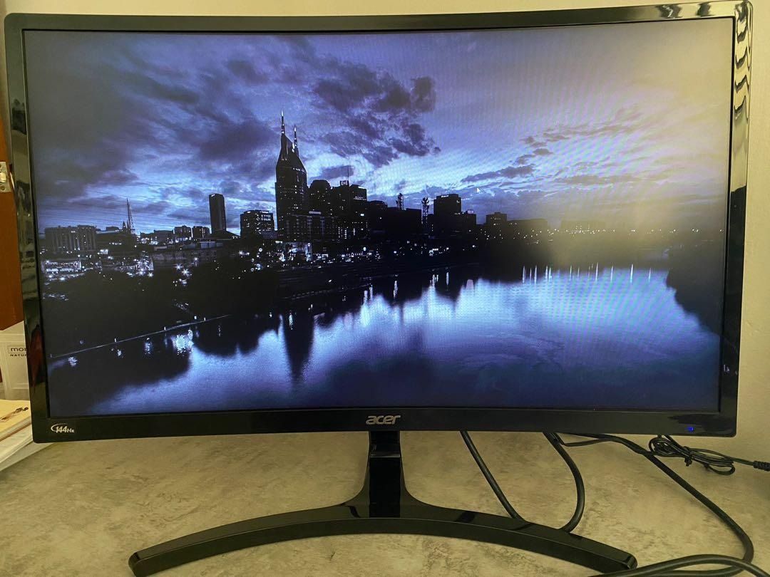 23.6" Acer 144Hz 4ms Curved Monitor, Computers & Tech, Parts ...