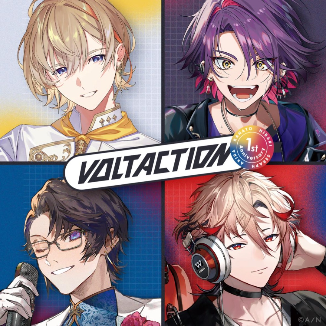 「預訂」彩虹社 NIJISANJI EN VOLTACTION 1st Anniversary (風楽奏斗/渡会雲雀/四季凪アキラ/セラフ・ダズルガーデン), 興趣及遊戲, 收藏品及紀念品 ...