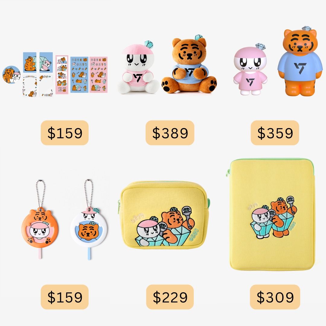 Pre-order 預購｜韓星 K-pop 〗Seventeen Bongbongee x Muzik Tiger Ddoong rang ...