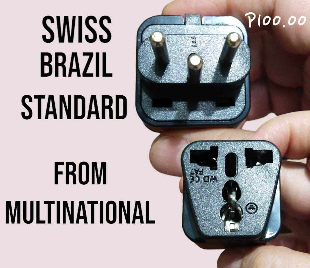 ADAPTER SWISS BRAZIL STANDARD FROM MULTI NATIONAL, TV & Home Appliances ...