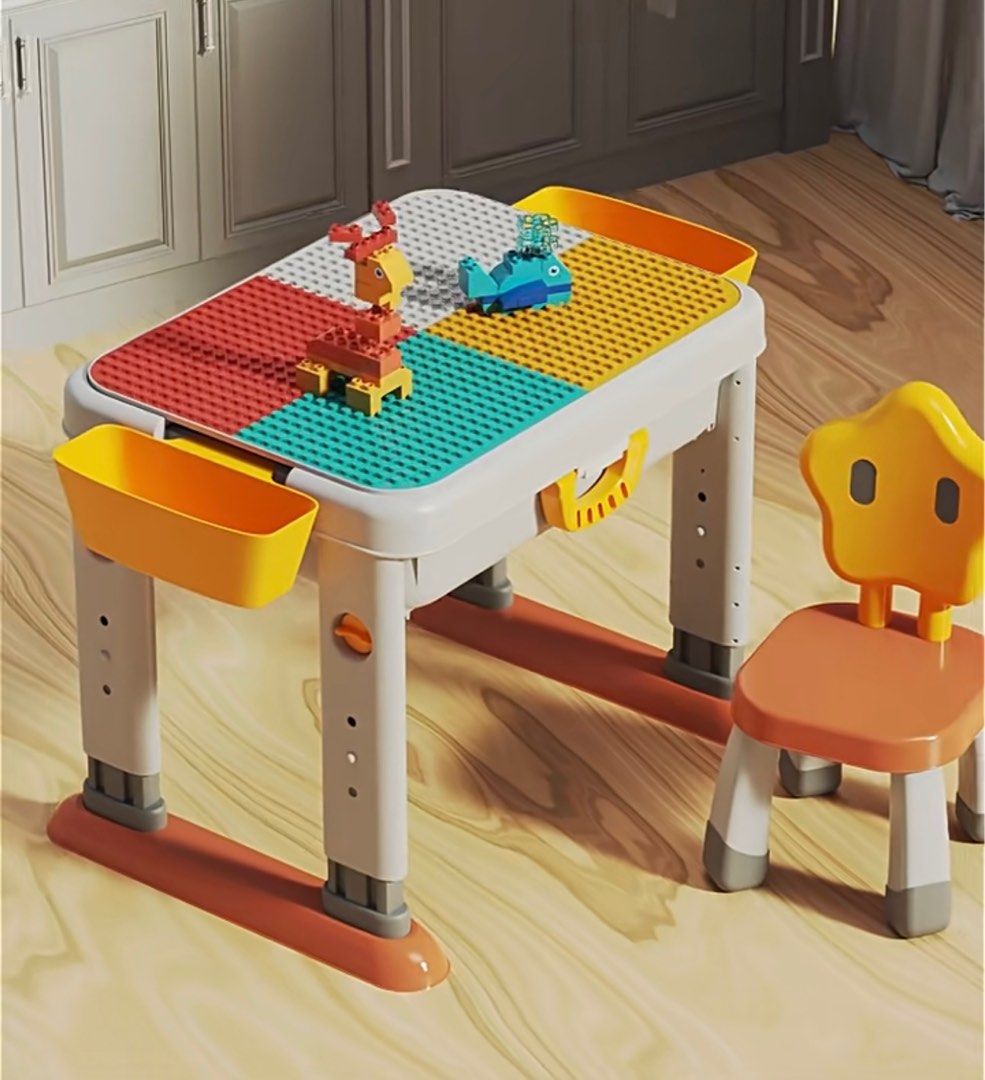 Adjustable Kids Lego table, Babies & Kids, Baby Nursery & Kids ...