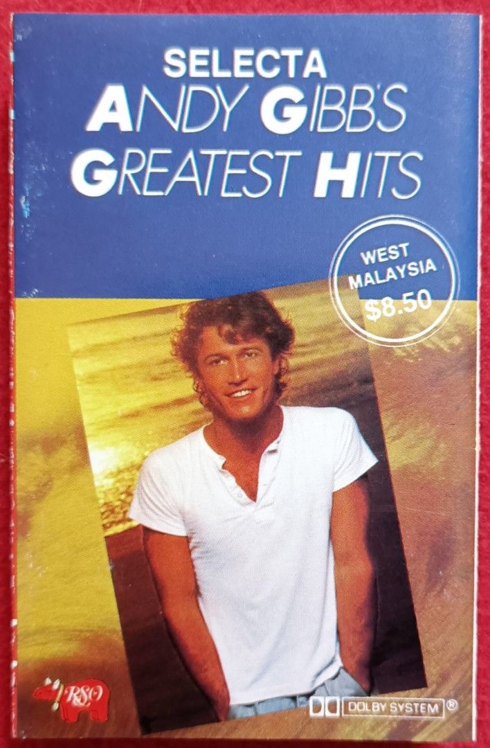 Andy Gibbs GREATEST HITS Cassette Tape, Hobbies & Toys, Music & Media ...