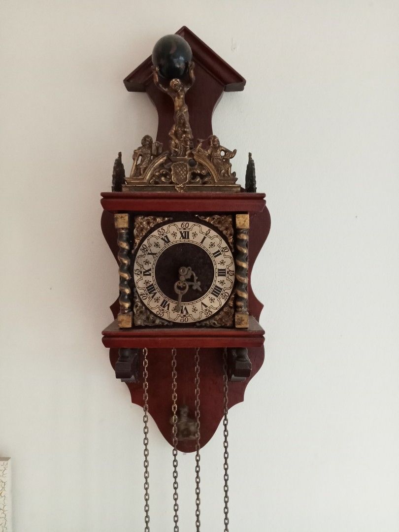 Antique clock (Nederland), Furniture & Home Living, Home Decor, Clocks ...